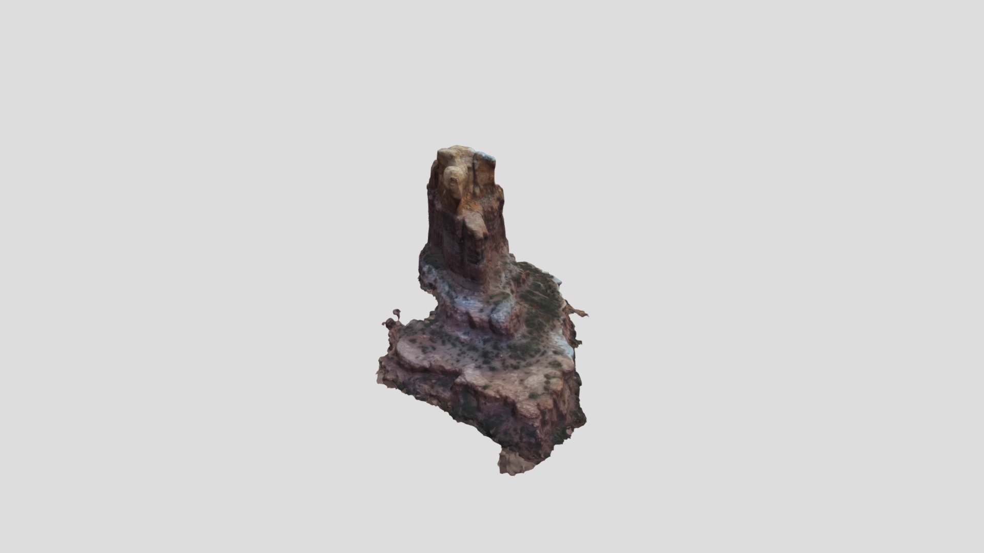 Chimney_rock_co_textured_mesh_obj - 3D model by stuartd [72ea1e6 ...