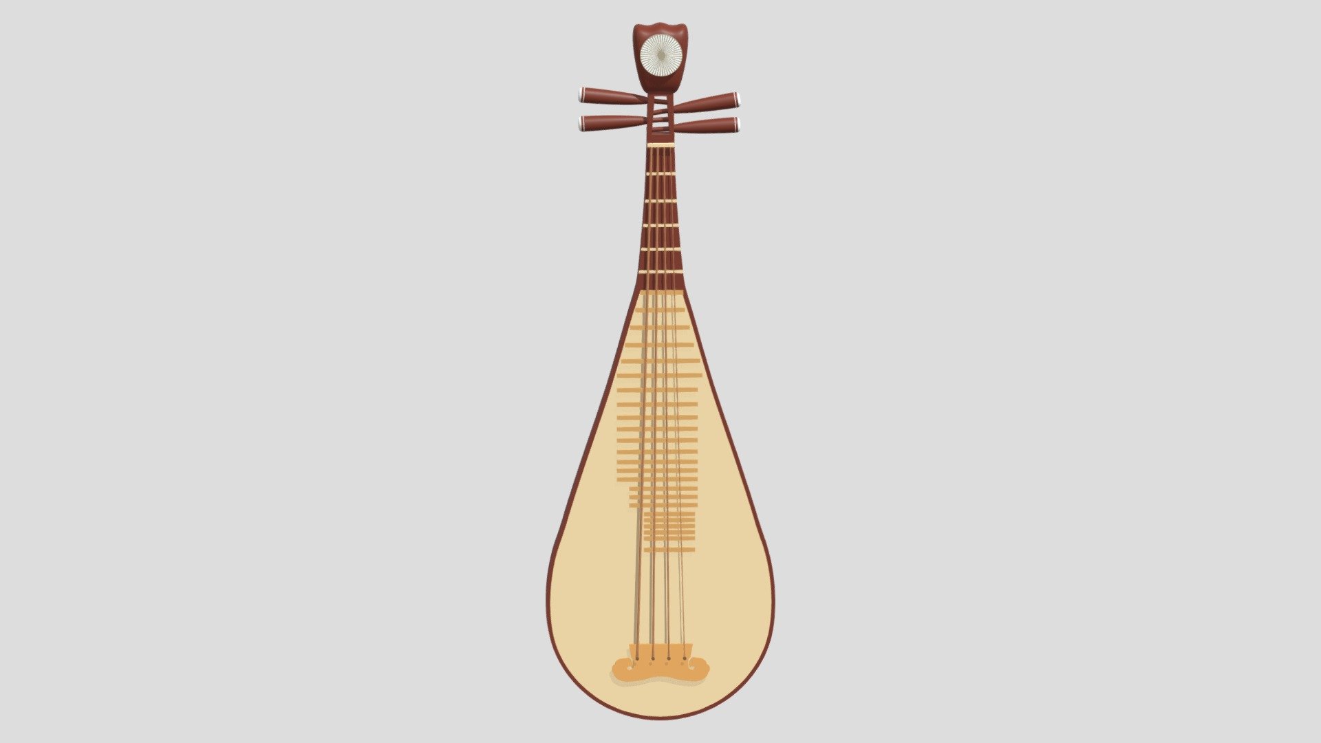 Chinese Instruments Pipa - Buy Royalty Free 3D model by Philip Storm ...