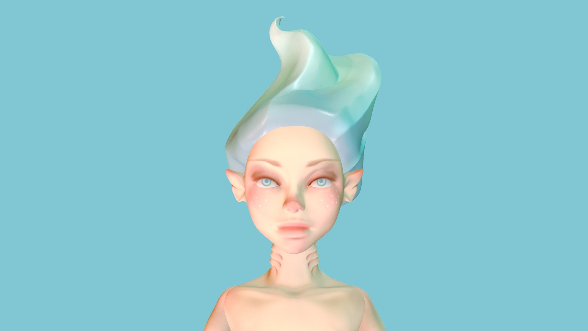 Mermaid - 3D model by Popi_jaka (@popijaka) [72ee917] - Sketchfab