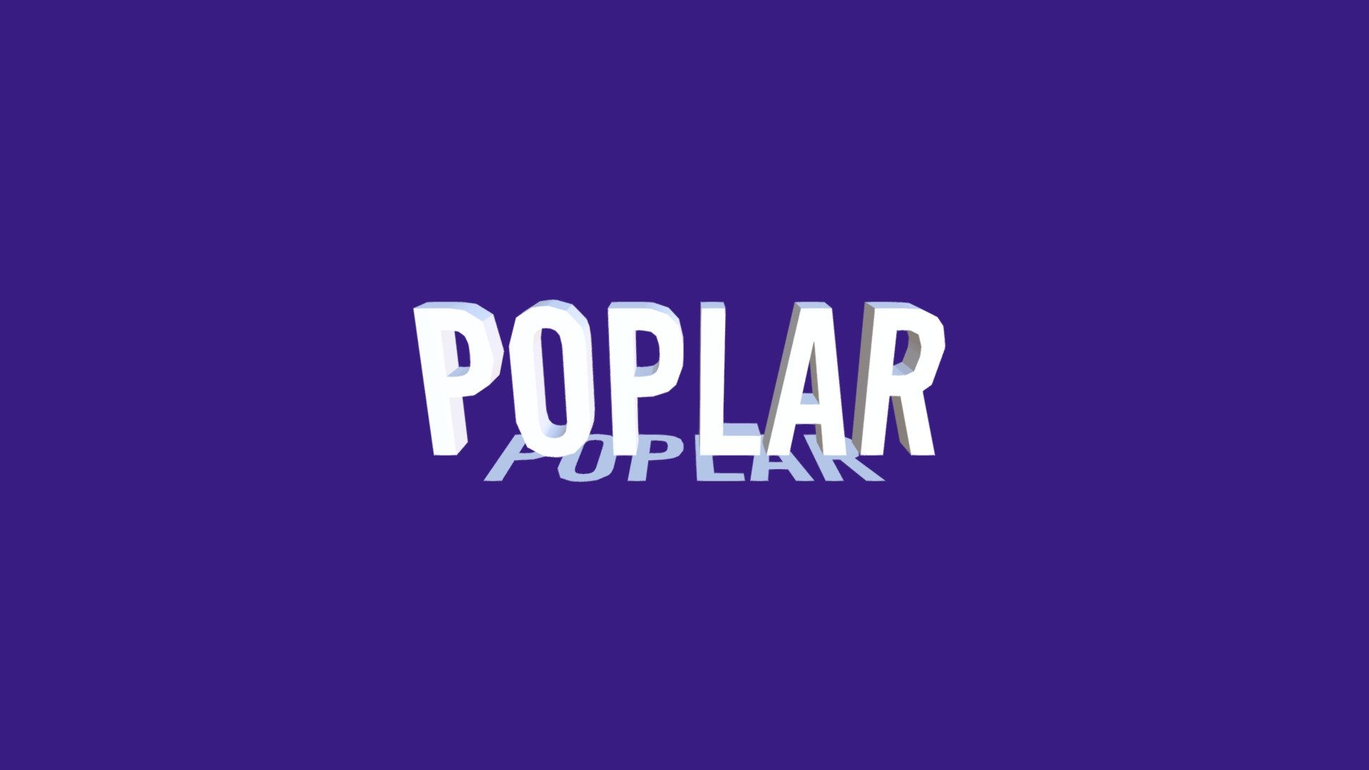 Poplar-text - 3D model by Priyanka.Parmar [72ee9f5] - Sketchfab