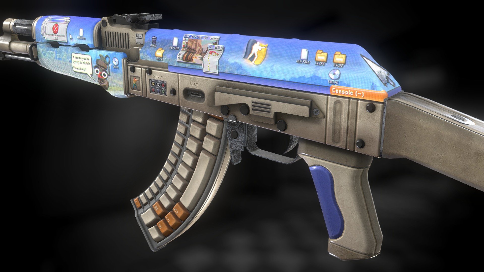 AK-47 | Point-And-Click - Download Free 3D model by Liam Moffitt ...