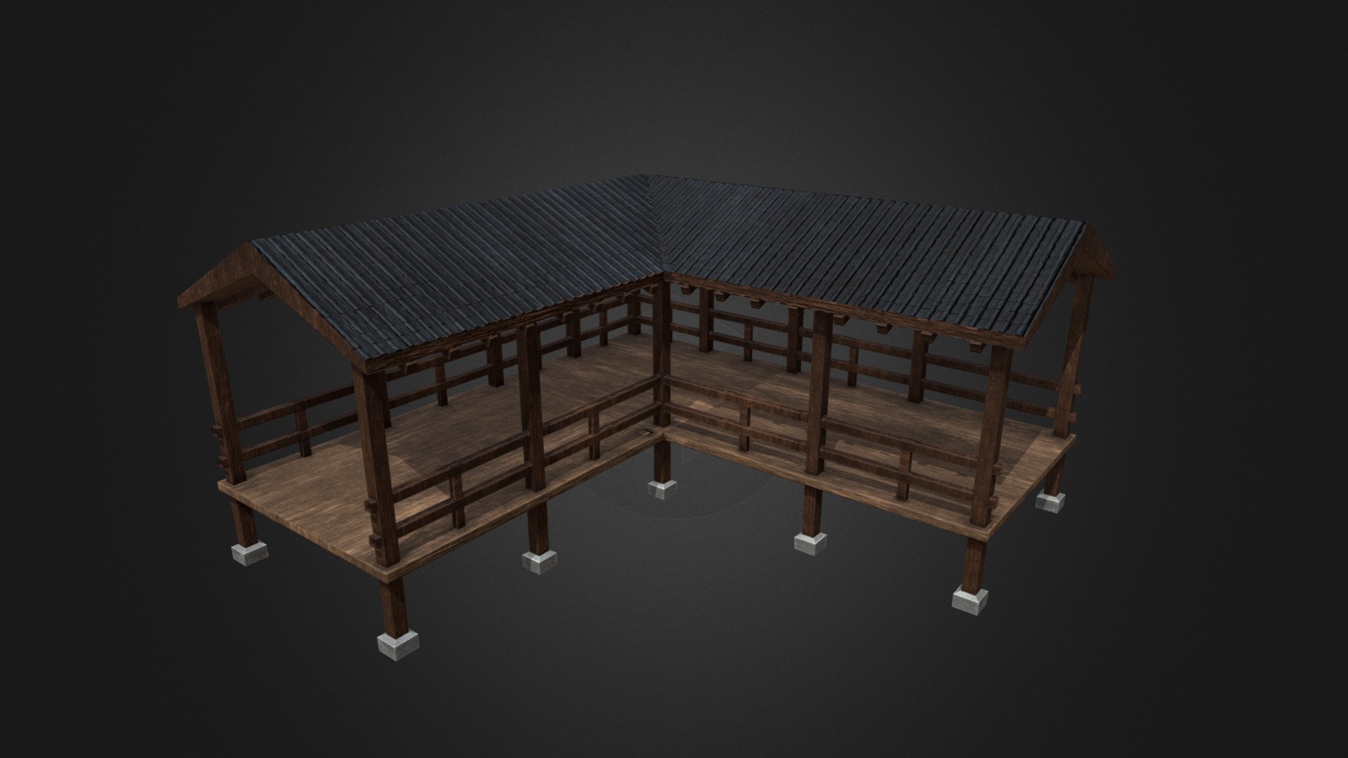 japanese corridor(corner) - Buy Royalty Free 3D model by datucarl ...