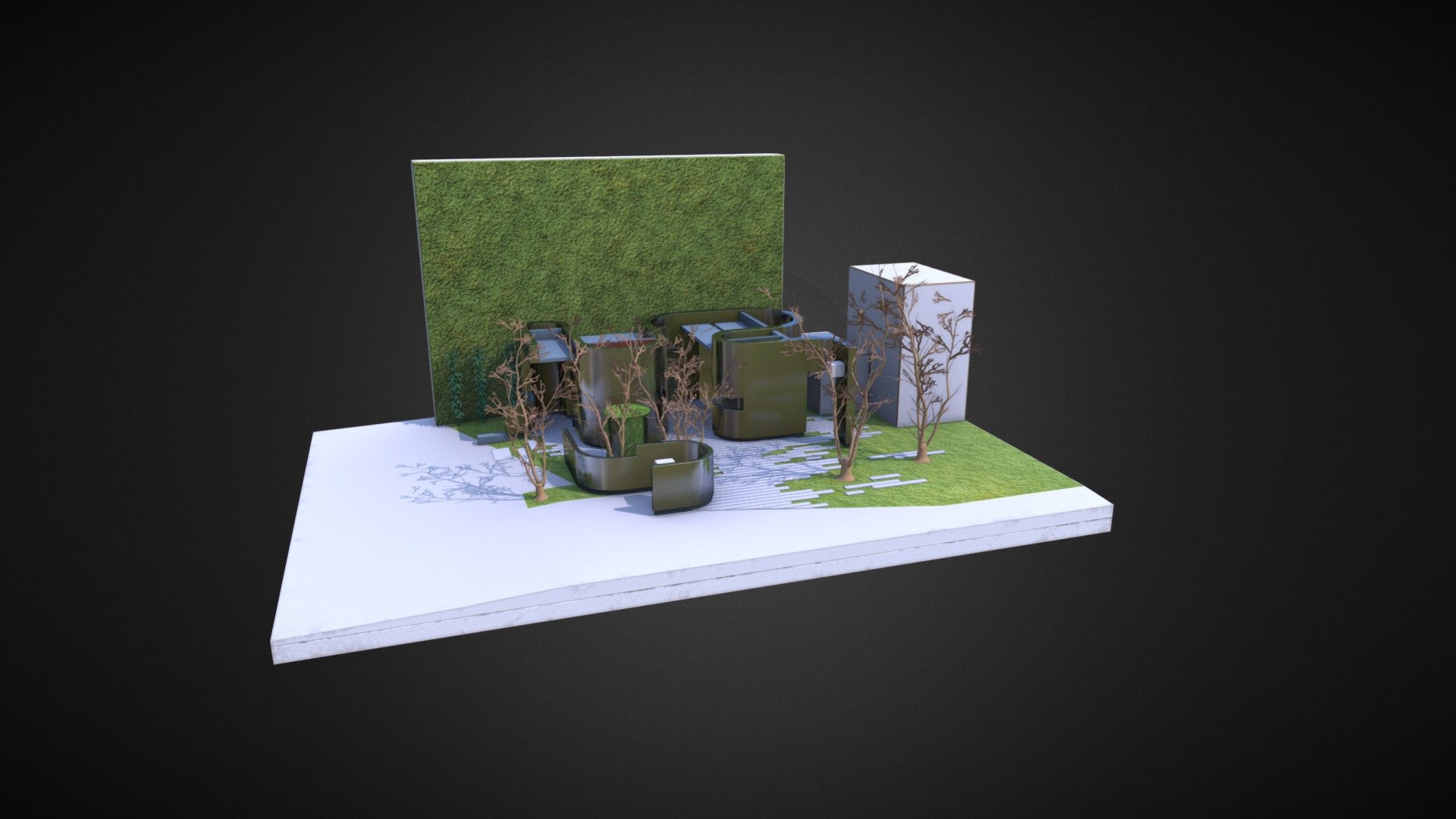 small building - 3D model by DWCONCEPT [72f2fcd] - Sketchfab