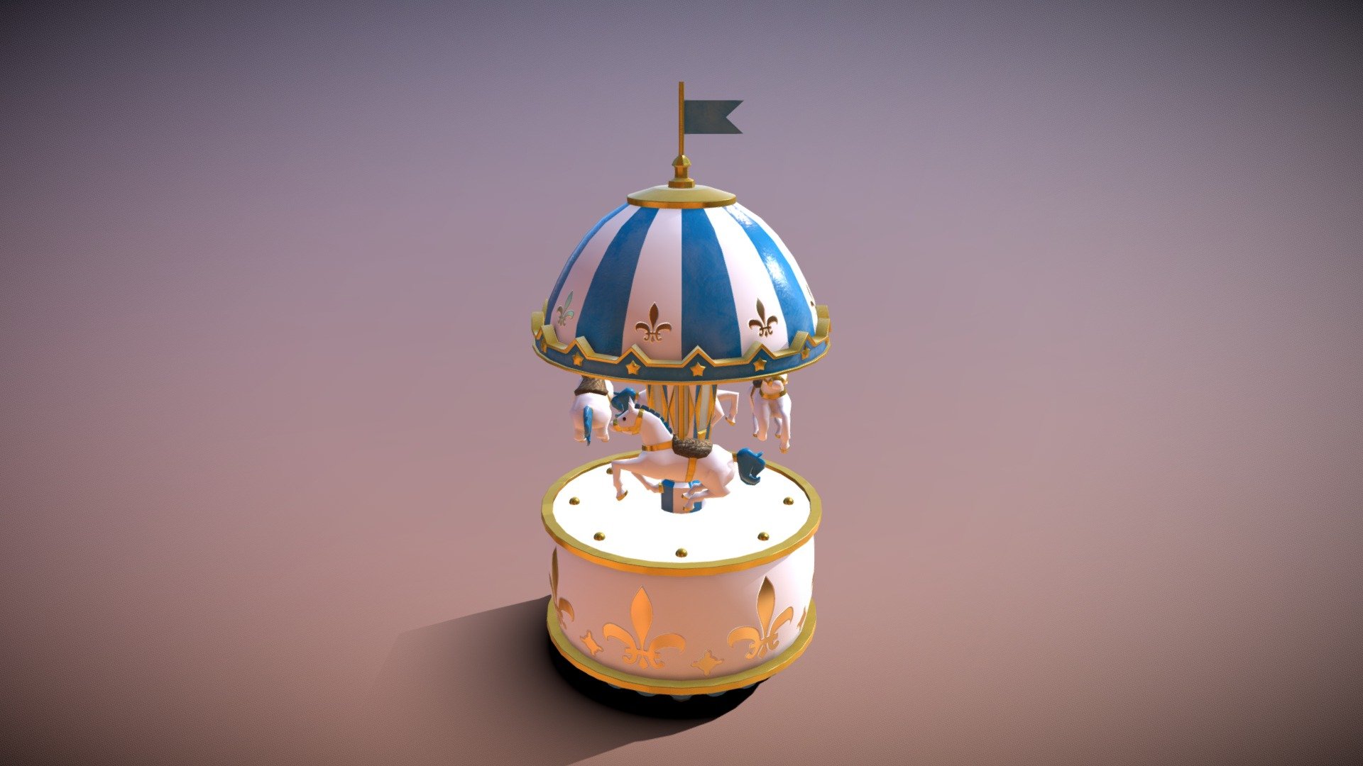 Carousel Animated - 3D model by Joffrey Laval (@amyzing) [72f3d80 ...