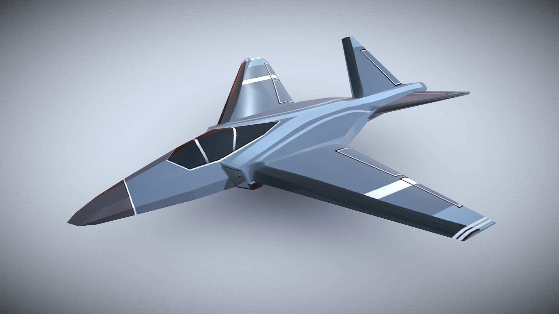 Lowpoly Jet_concept - Download Free 3D model by kolani3d ...