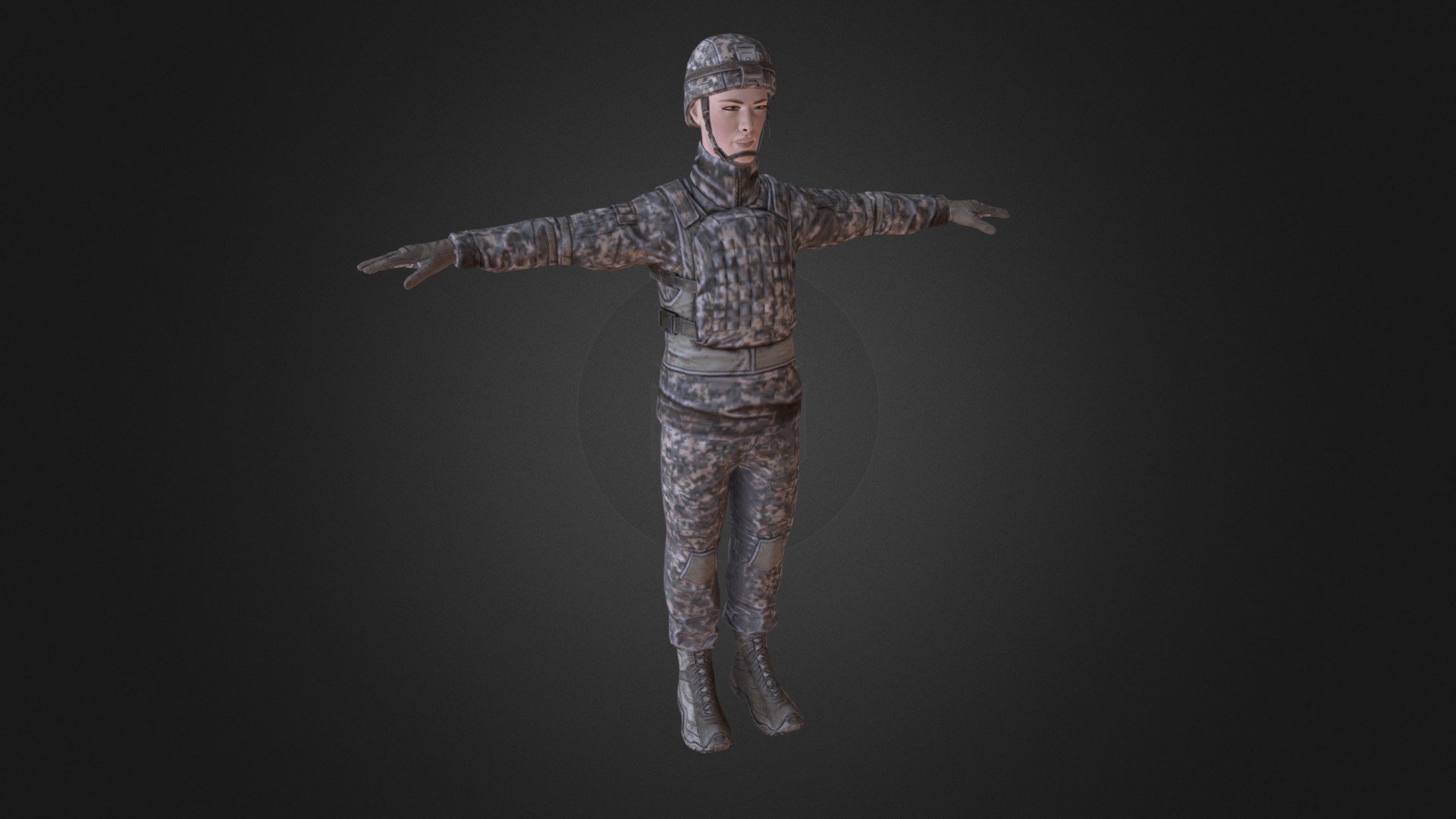 Guy Soldier - 3D model by gunslinger2012 [72f4a48] - Sketchfab