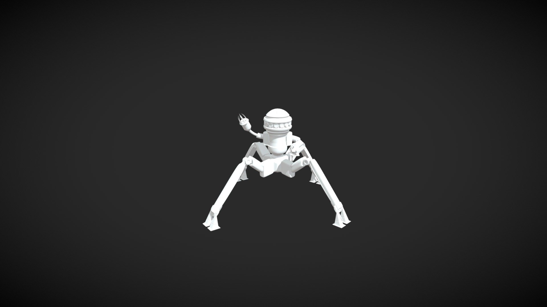 Quad Walker Robot - 3D model by DanZak24 [72f4e6c] - Sketchfab