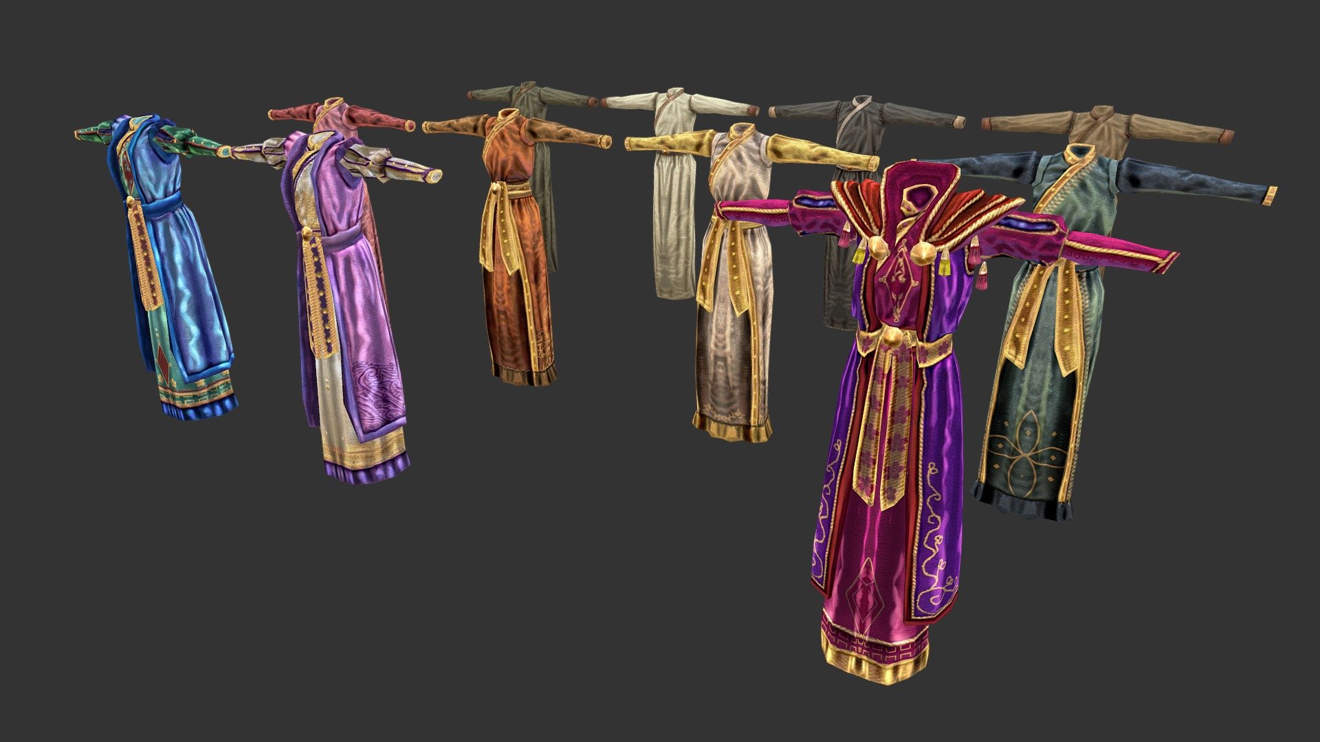 Project Cyrodiil - Nibeneese Mage Robes - 3D model by Feivelyn [72f921b ...