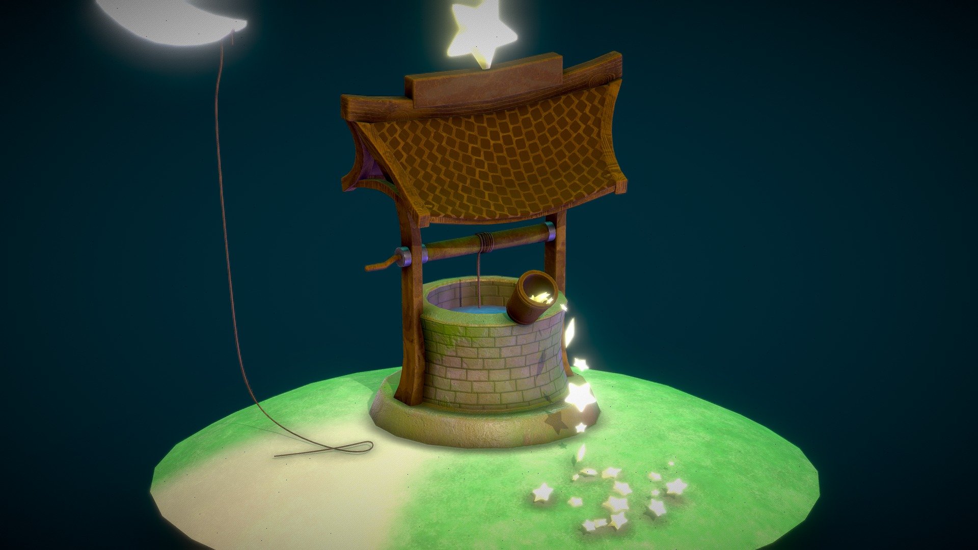 World Skills -The Little Prince's Wishing Well - 3D model by ilya ...