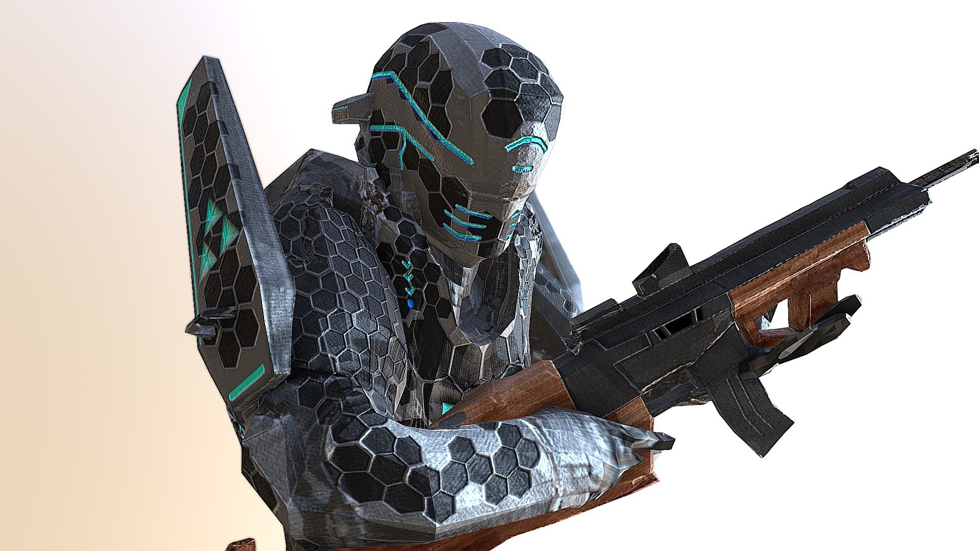 Iron Lion - 3D model by NeoSpectrum VI (@neospectrumvi) [72fd4dd ...