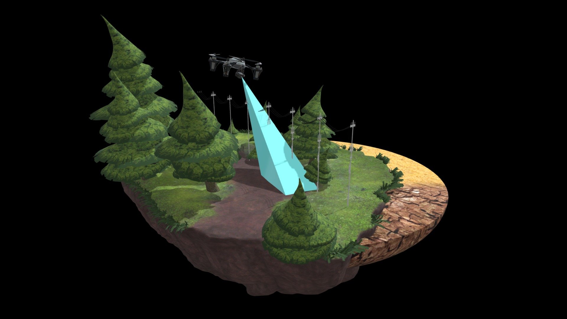 drone scanner - 3D model by amrzoubi [72fe3a5] - Sketchfab