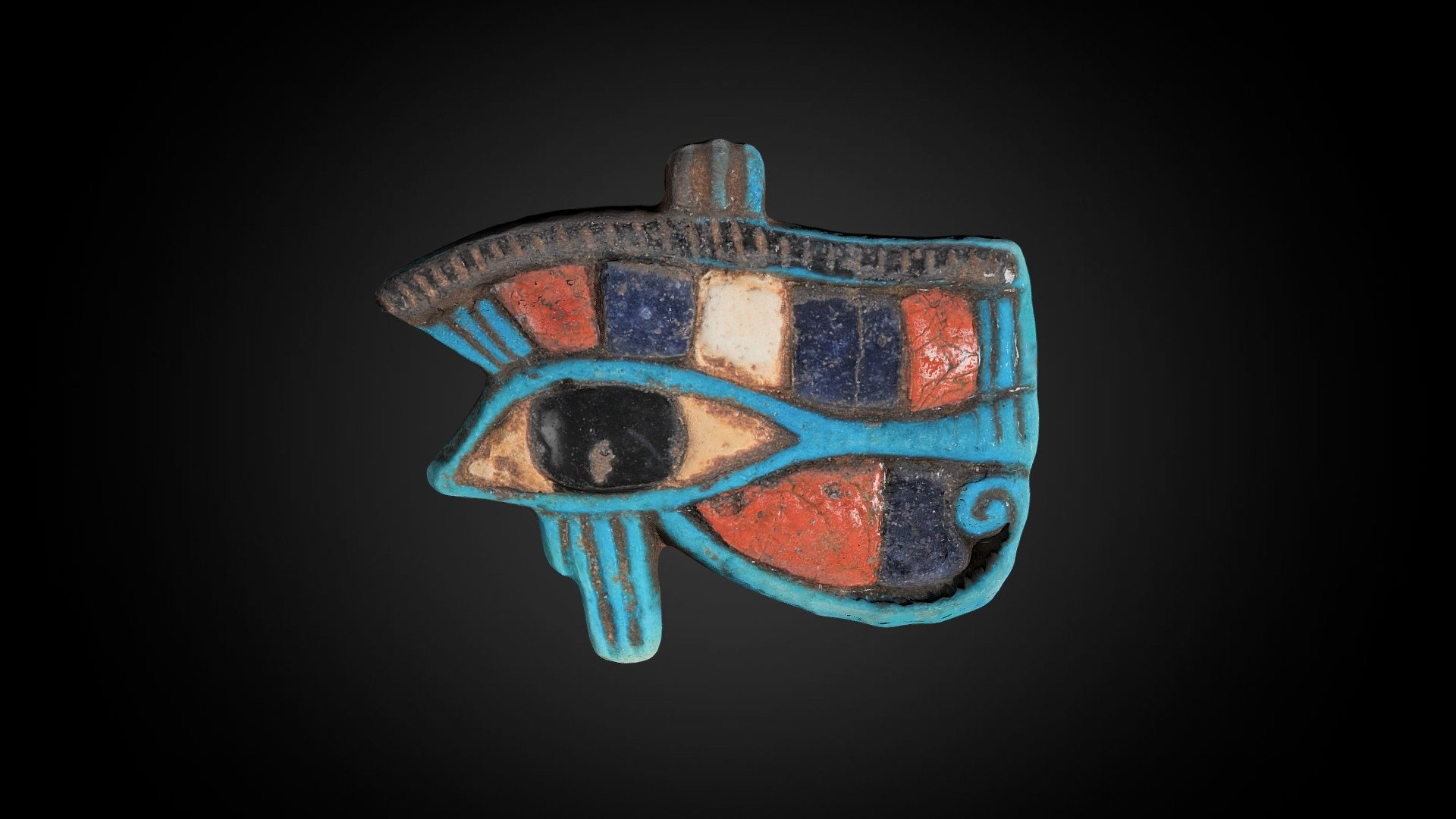 Udjat Eye of Ra, 1297-1185 BCE - Download Free 3D model by Minneapolis ...
