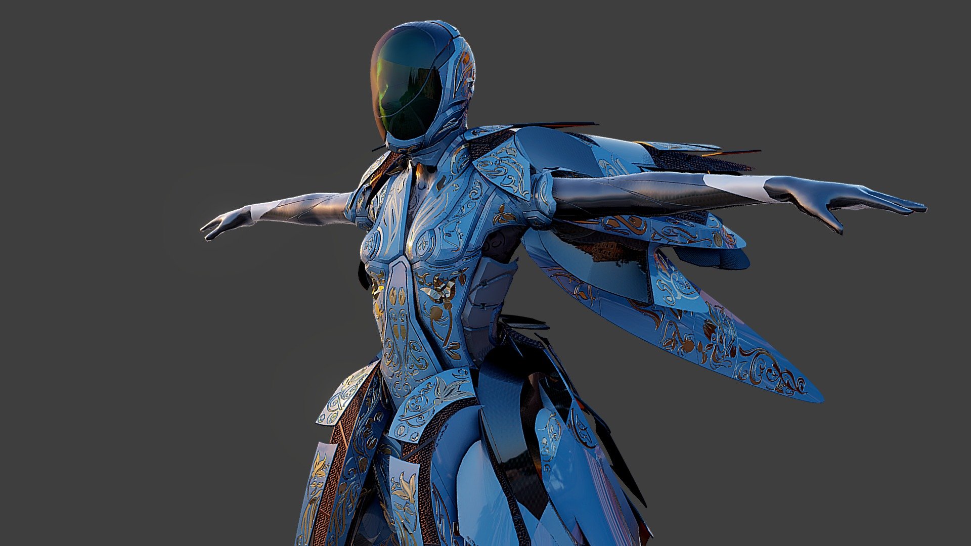 Procedural Hard Surface Modeling Test 13 013 3d Model By Asaito