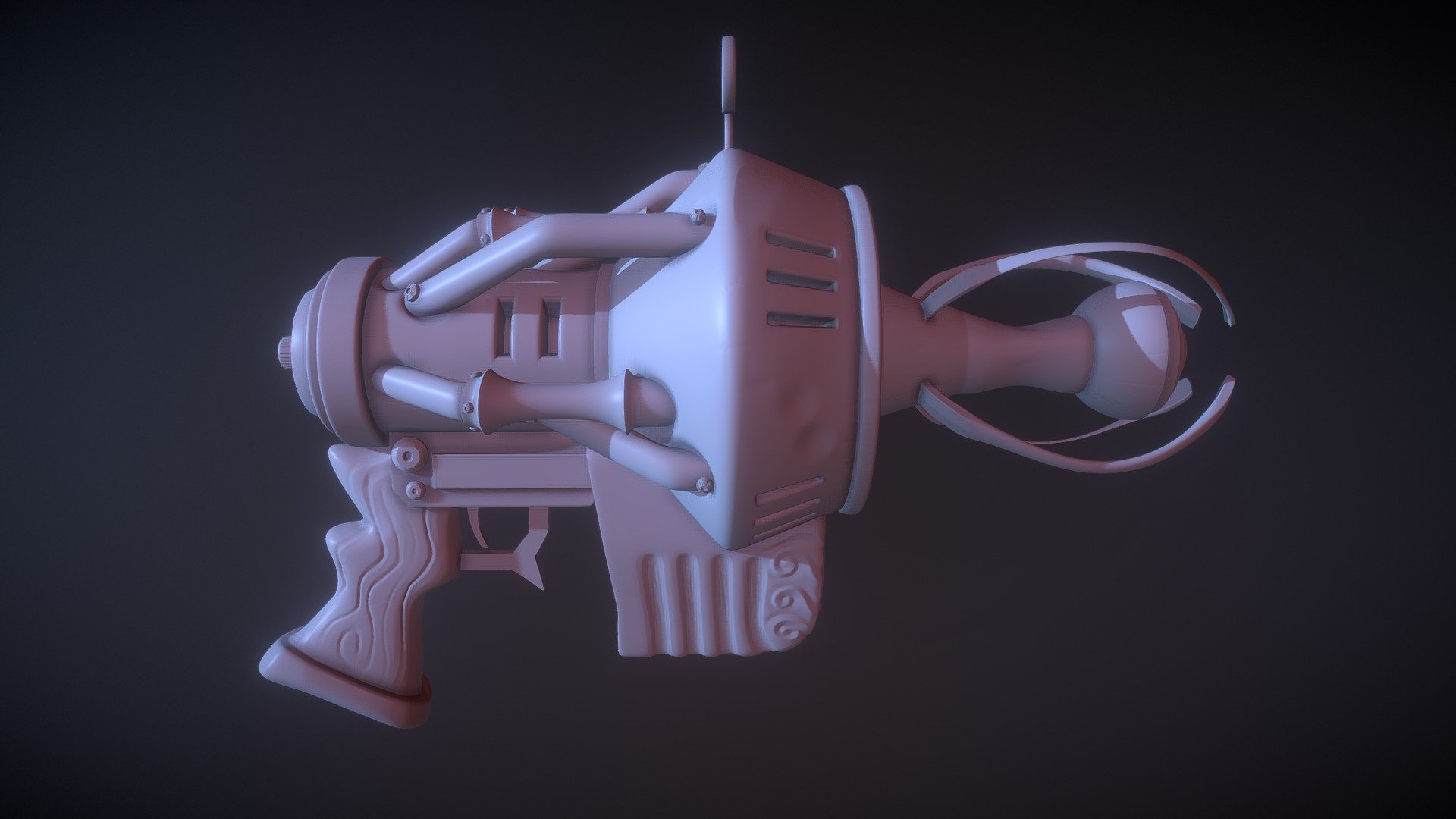 Raygun - 3D model by Pete Hanshaw (@phanshaw) [7302080] - Sketchfab