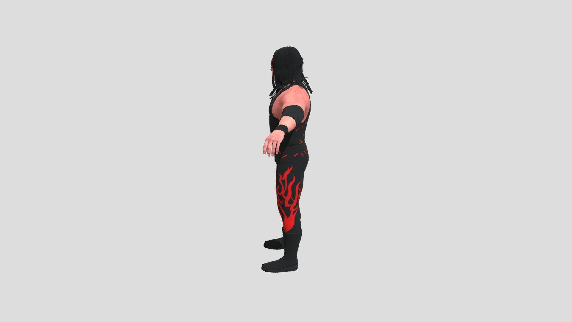 KANE WWE - 3D model by channelgame879 [7302a21] - Sketchfab