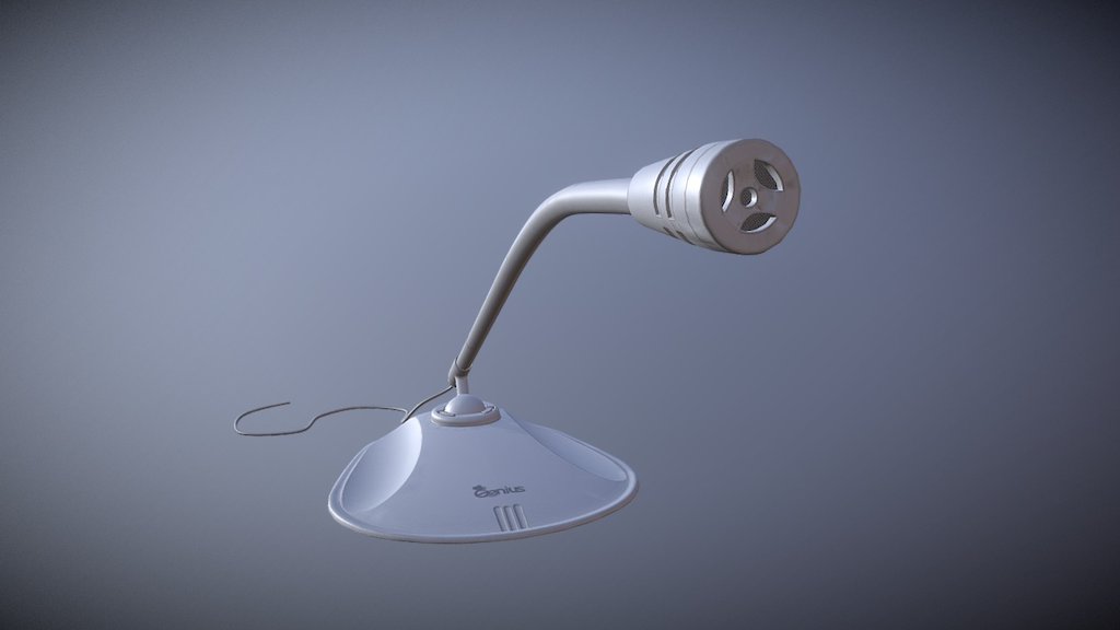 Microphone Genius - Download Free 3D model by rougher [7302cf3] - Sketchfab