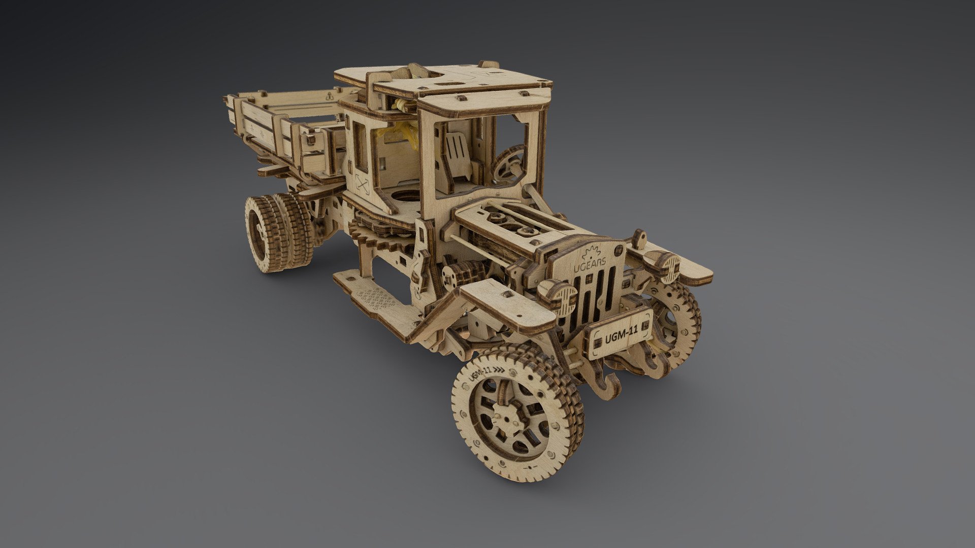 Plywood car - 3D model by Vitalii Uspalenko (@Vitalii_Uspalenko ...