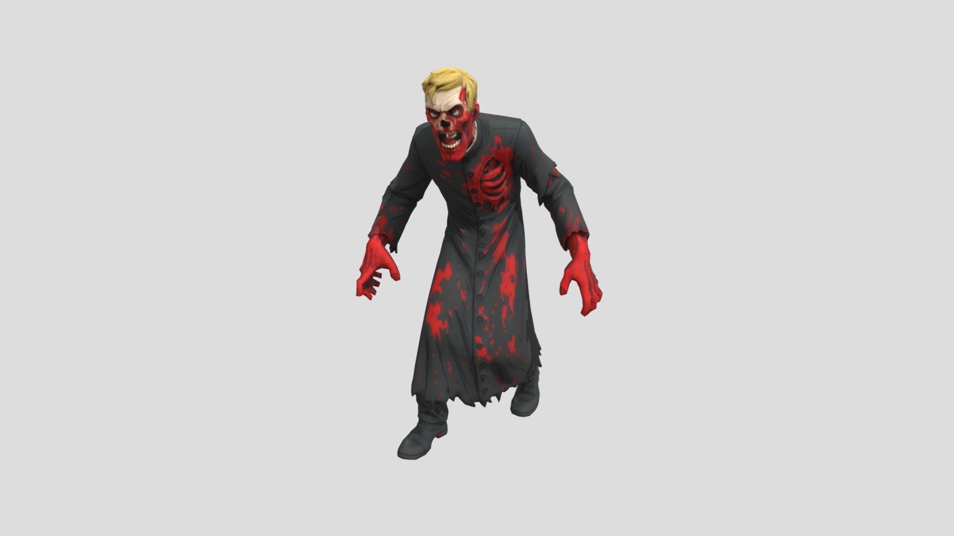 priest zombie - Download Free 3D model by maicollgdalpiaz [73037e7 ...