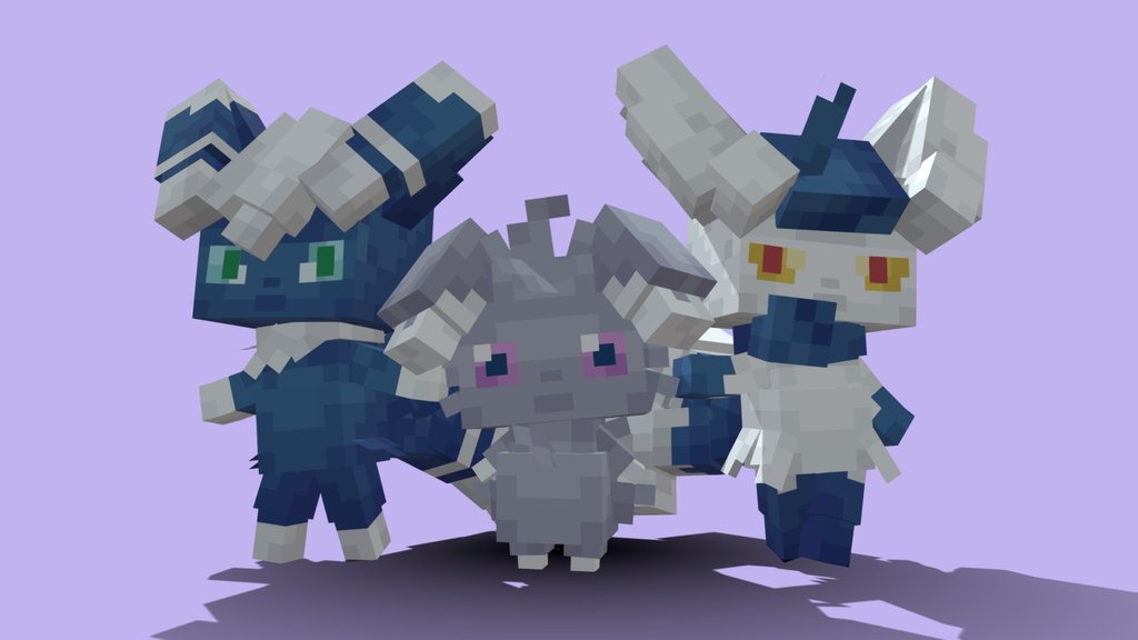 Cobblemon proyect - A 3D model collection by heaveninvoid_ - Sketchfab