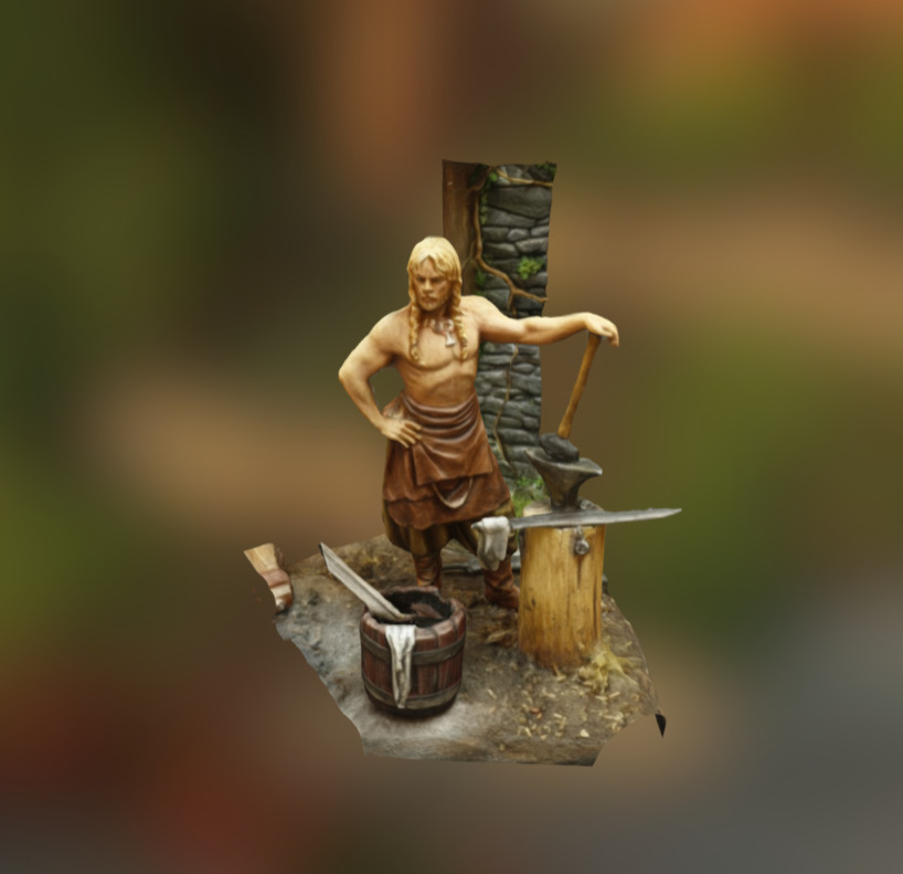 Forge viking - forgeron - 3D model by pisco [73044e9] - Sketchfab