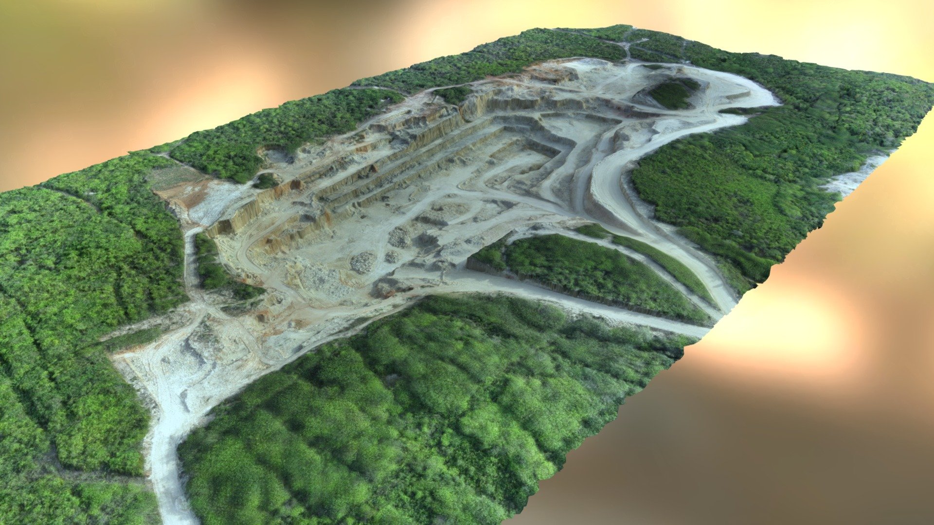 Cantera Caliza, palenque , RD - 3D model by infinity diseño y ...