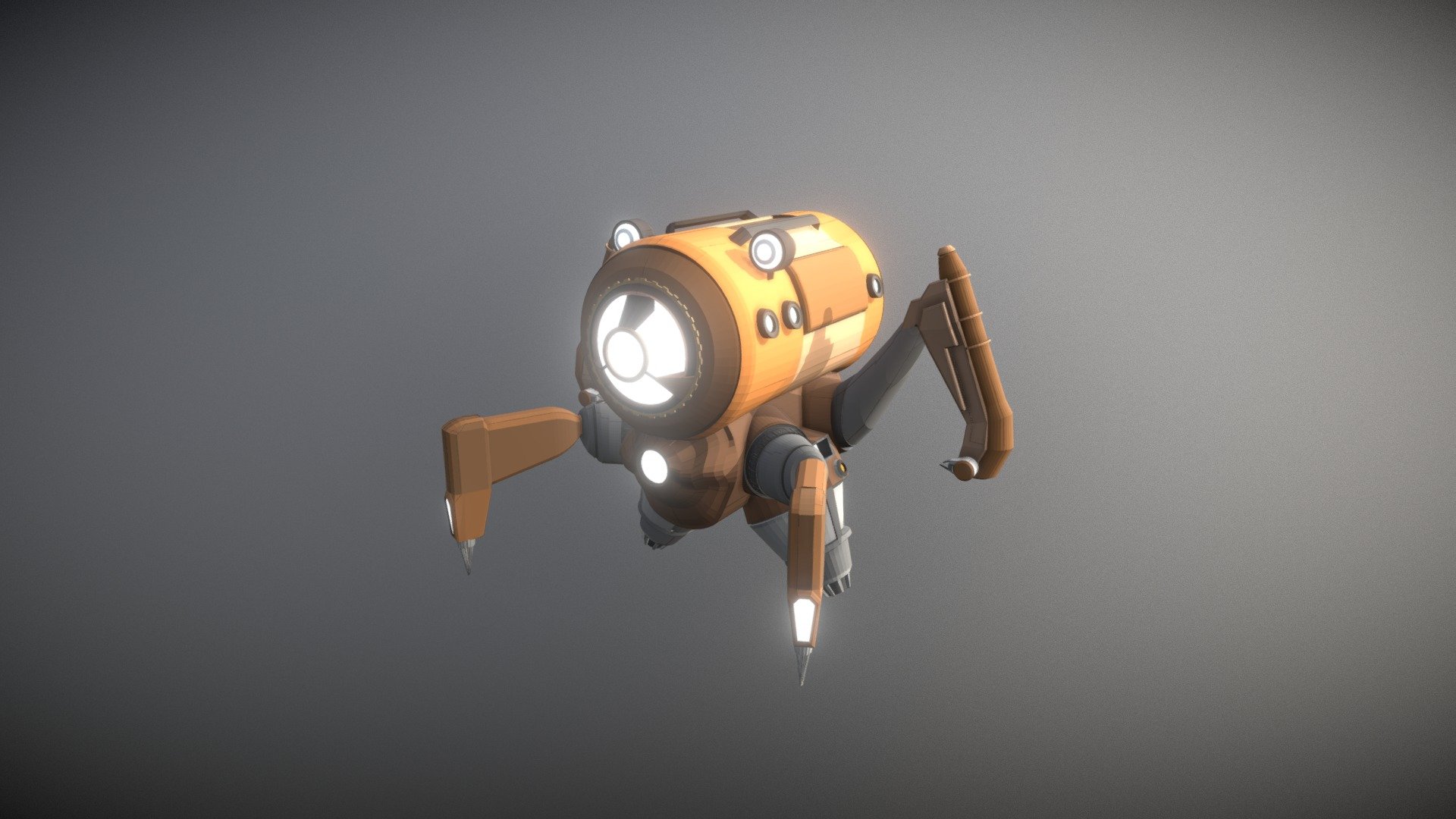 Repair-Robot - 3D model by finn163 [7308553] - Sketchfab