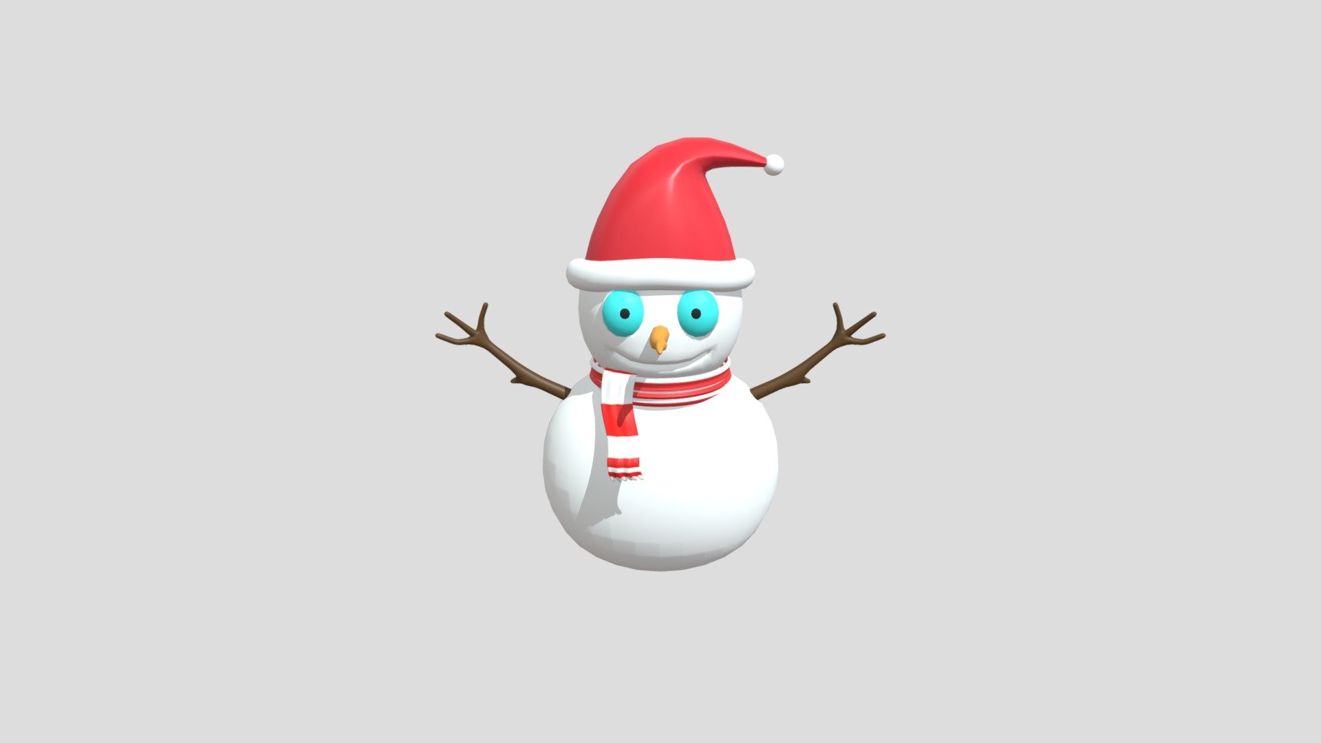 Snowman - Download Free 3D model by Akinremi [7308e1c] - Sketchfab