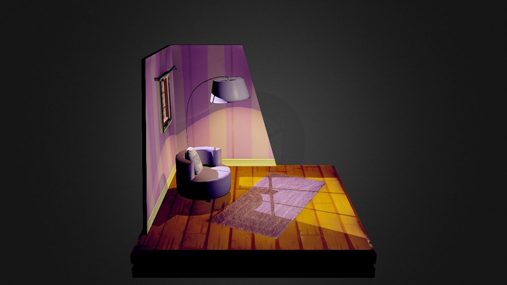 Textured Scene - 3D model by kiwikitsune [730a4dc] - Sketchfab