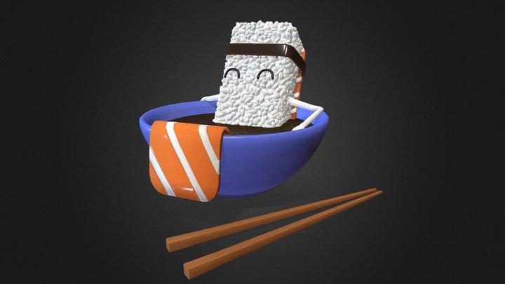 Sushi 3D models - Sketchfab