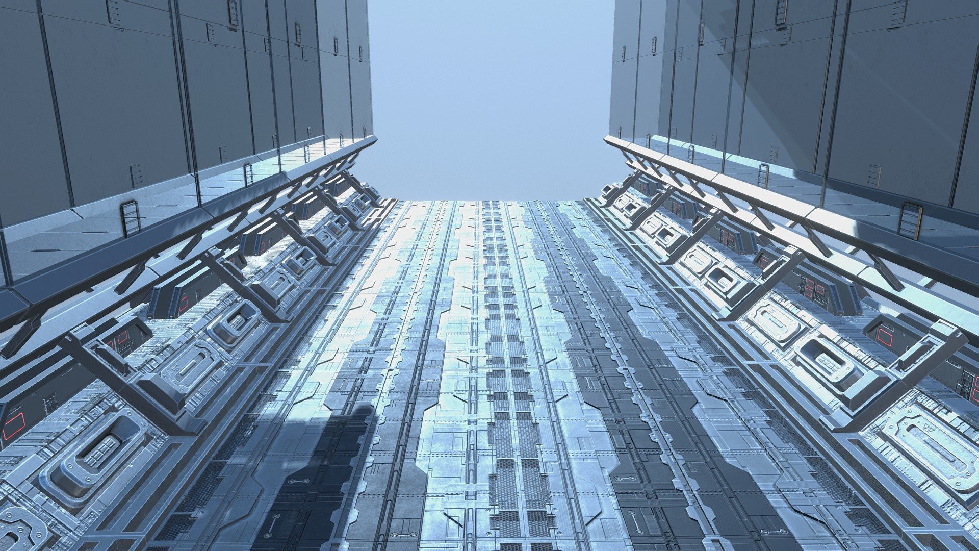 SF Glass Corridor - Download Free 3D model by d880 (@distance880 ...