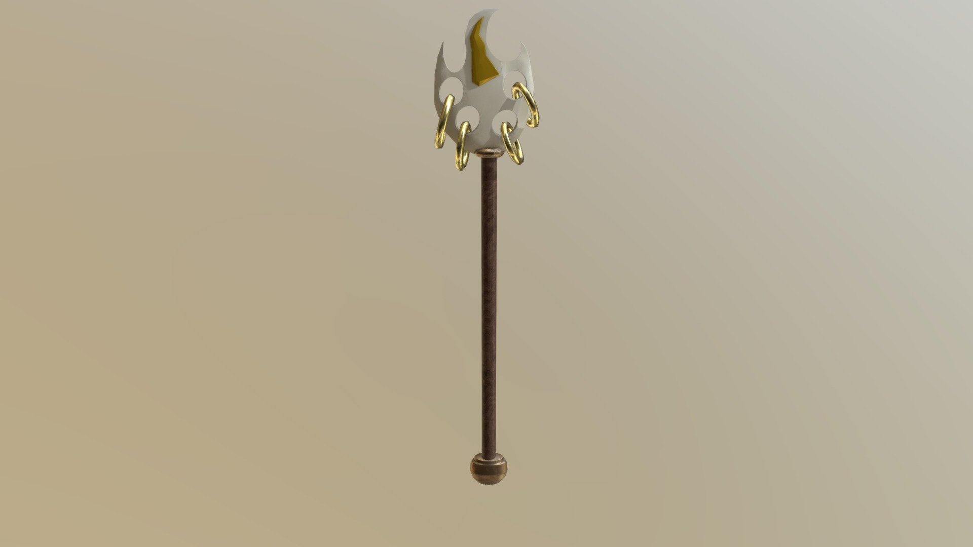 Religious Staff - 3D model by julianbignell [730d414] - Sketchfab