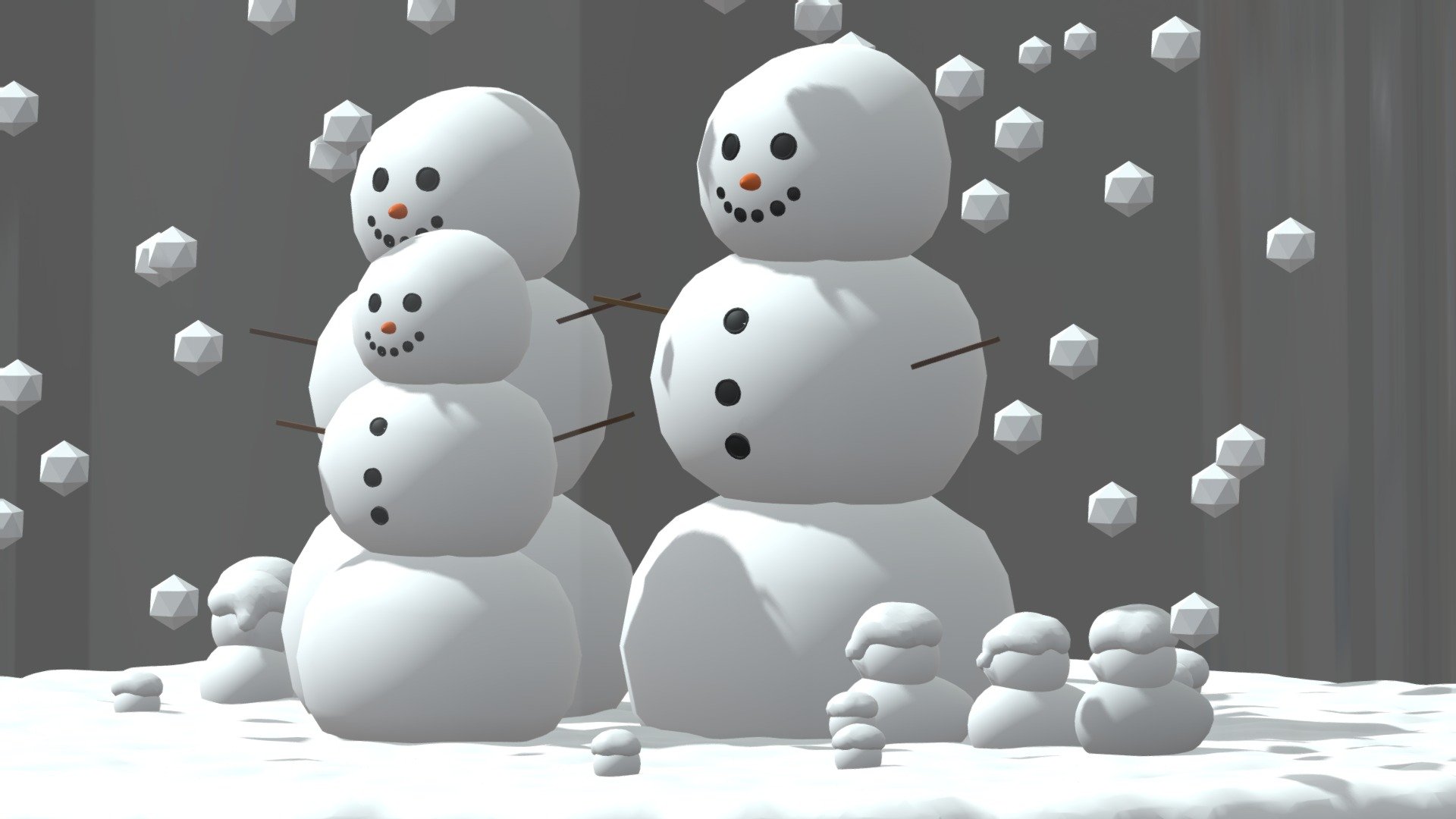 Project 3_Snow - 3D model by minseo2 [730d971] - Sketchfab