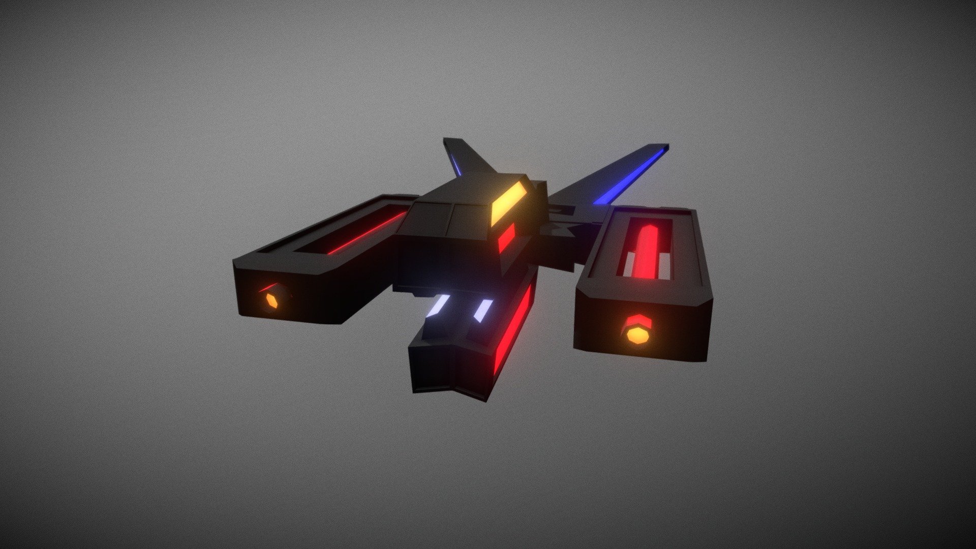 Space Ship GSeries Code 02G - 3D model by Exzure (@gapsurat) [730f862 ...