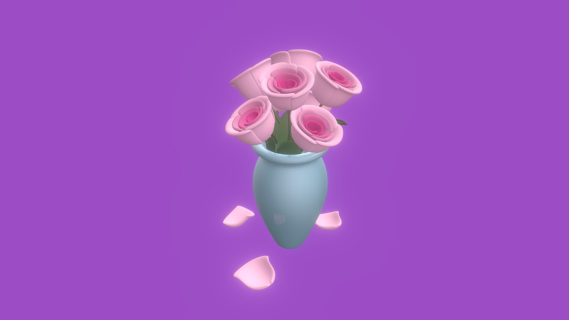 Pink Flower Bouquet - 3D model by XyreEryx [73147a6] - Sketchfab
