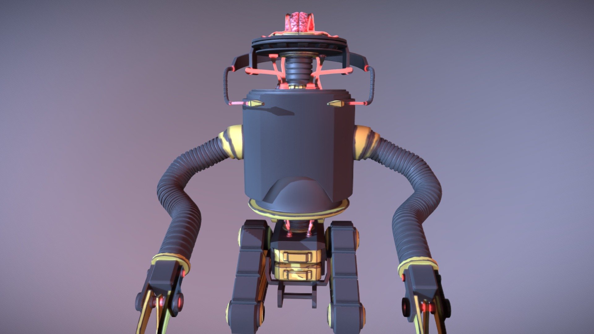 Robot stylised - 3D model by Ryan Anderson (@Ariana_grande2017 ...