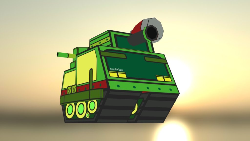 Tank No.1_low polygon - 3D model by 7Yacht (@bat_rider) [7318292 ...