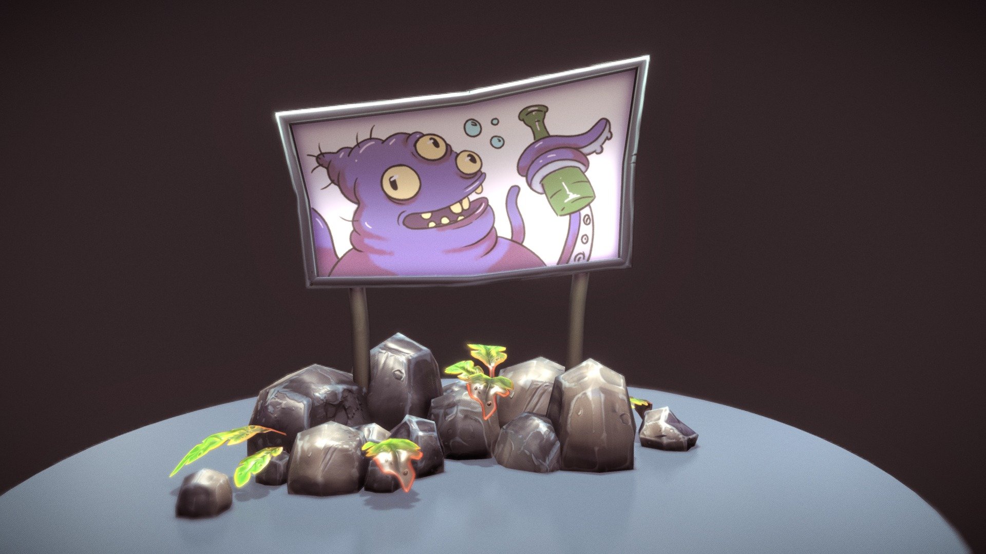 Alien Sign - 3D model by Mahkaite [731b0b1] - Sketchfab