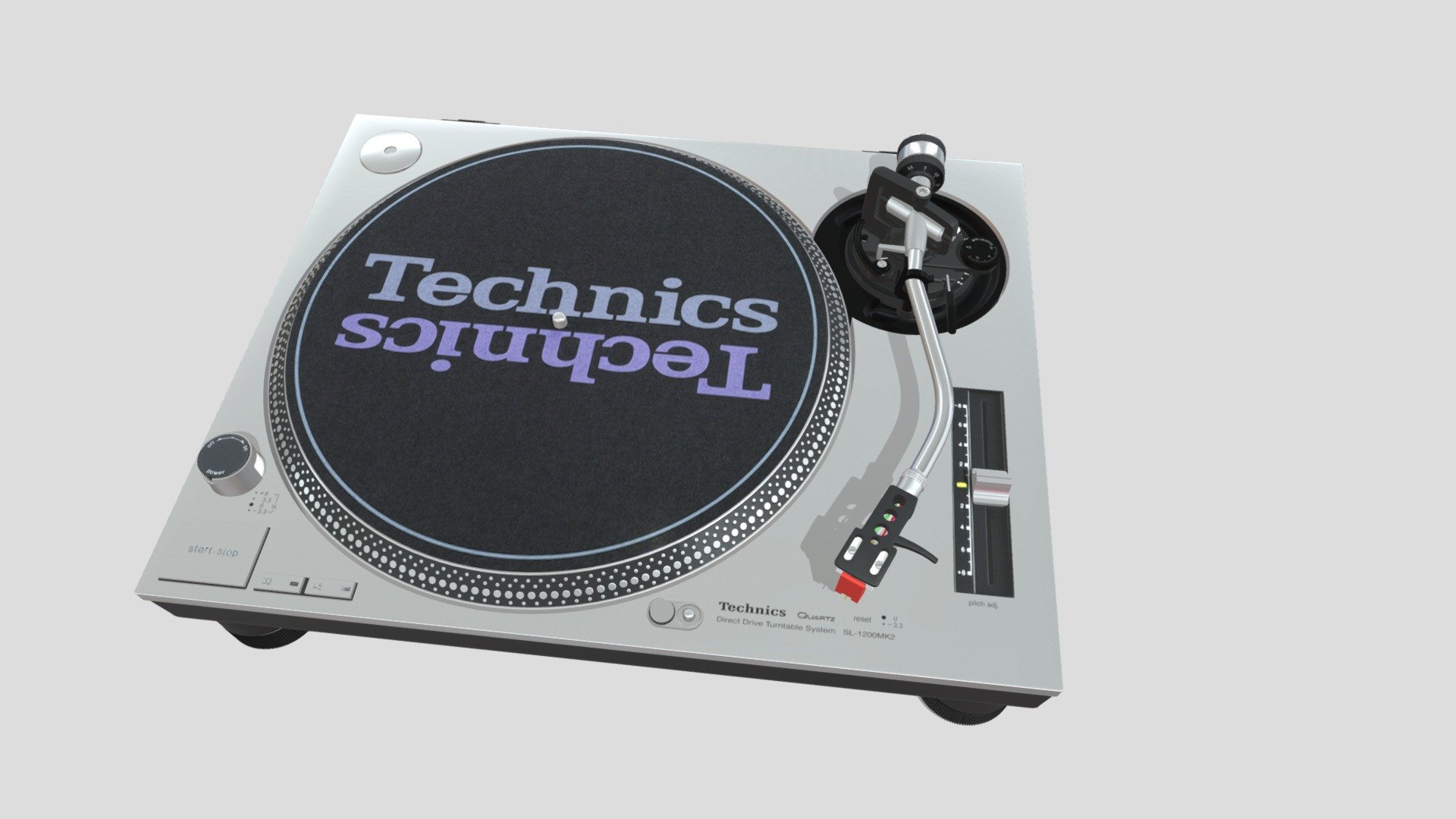 Technics 1210 - Buy Royalty Free 3D model by jeff.kershaw [731b398 ...