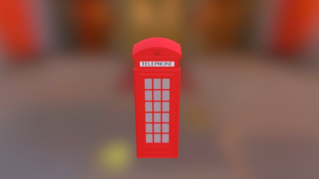 telephone box try - 3D model by kingofdubs [731dd7a] - Sketchfab