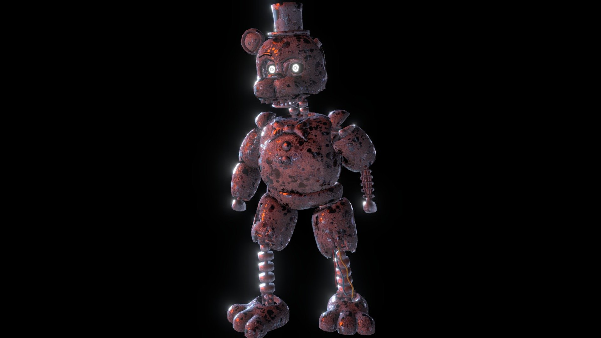 Ignited Freddy 2020 [MODEL EDIT] - Download Free 3D model by Captain ...