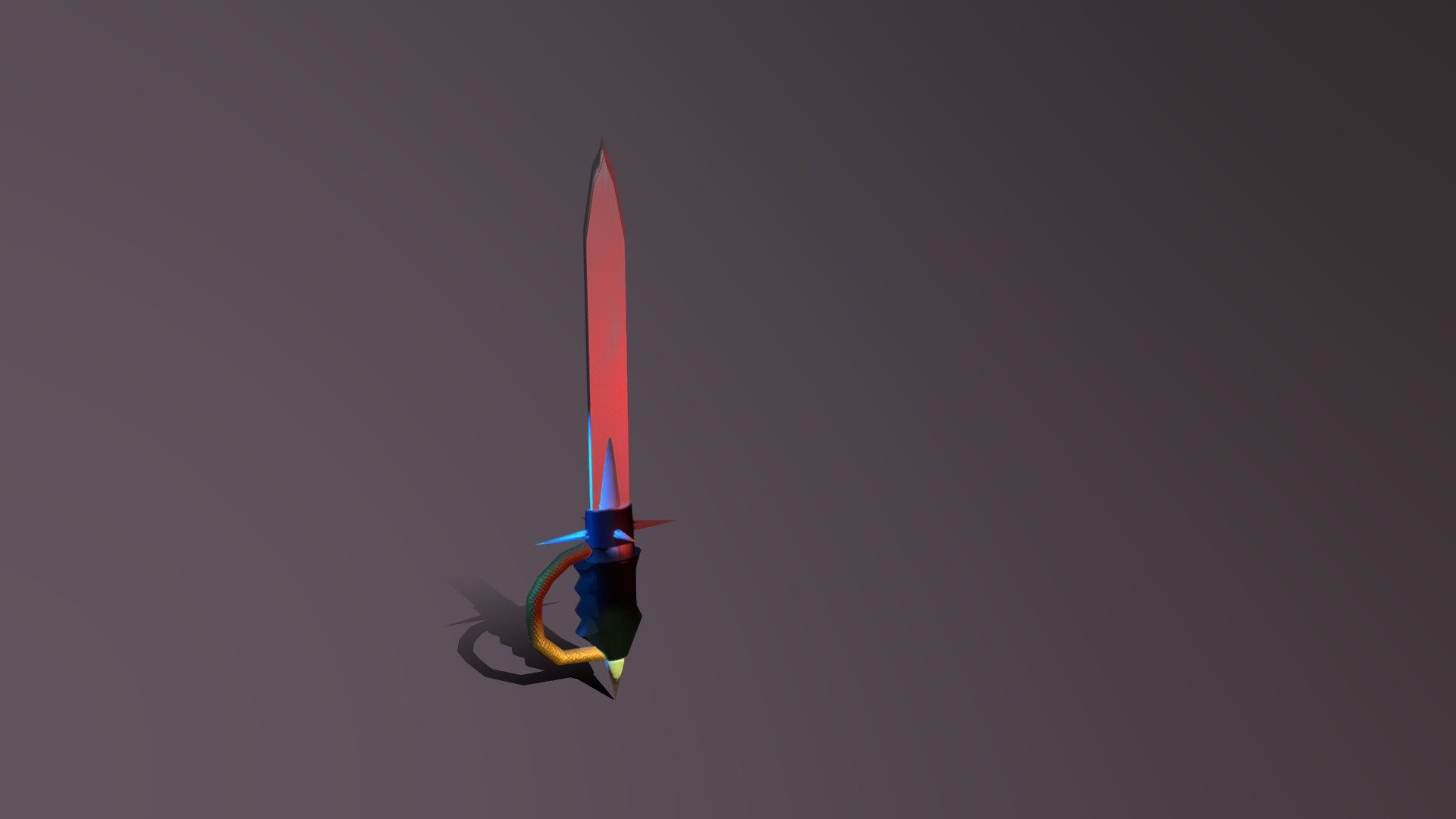 Low-Poly Dagger - 3D model by NewtEmporer [731f518] - Sketchfab