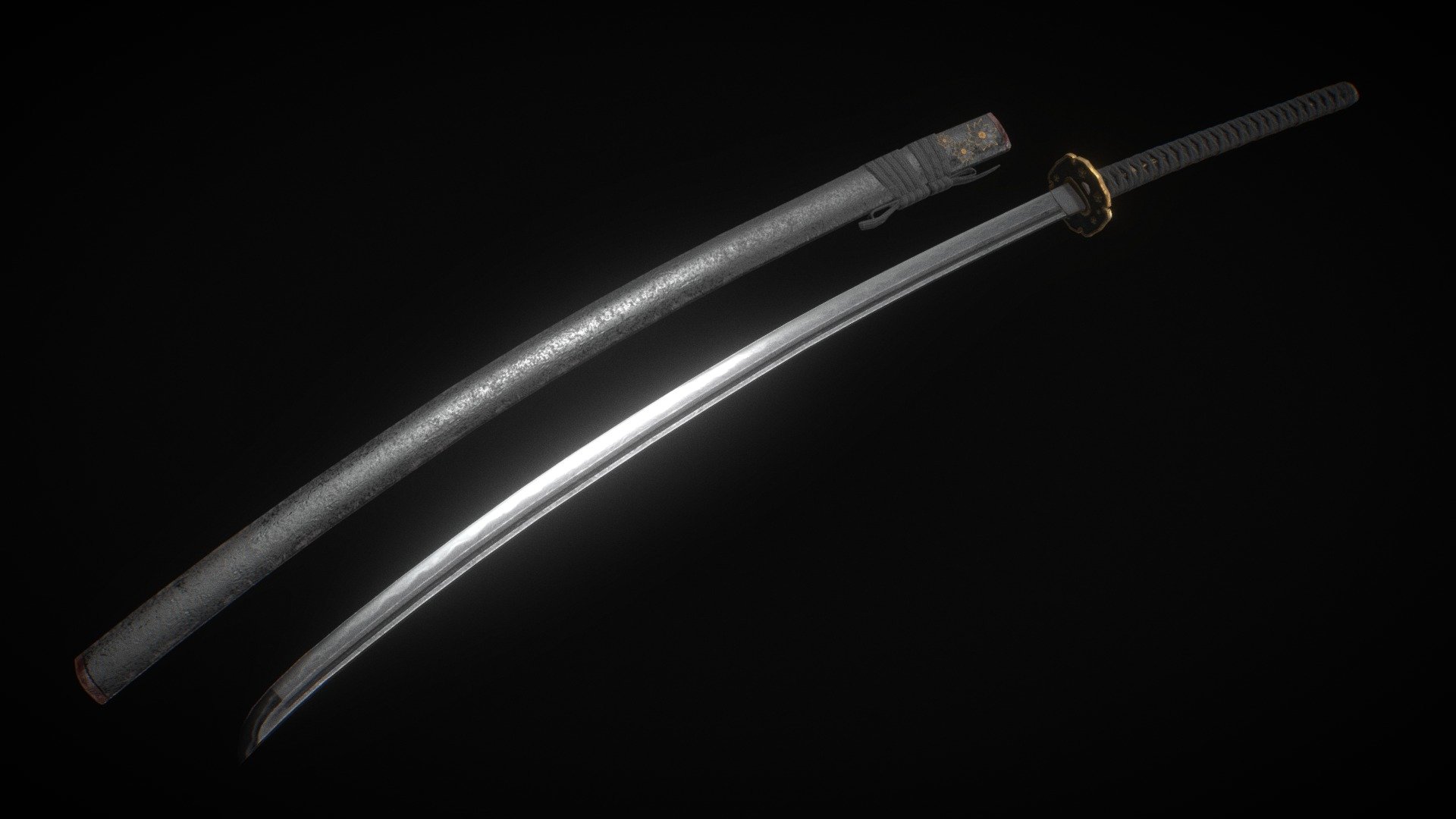 Kuro Hasu (Black Lotus) Nodachi - 3D model by Kaji22/Marc Pinheiro ...