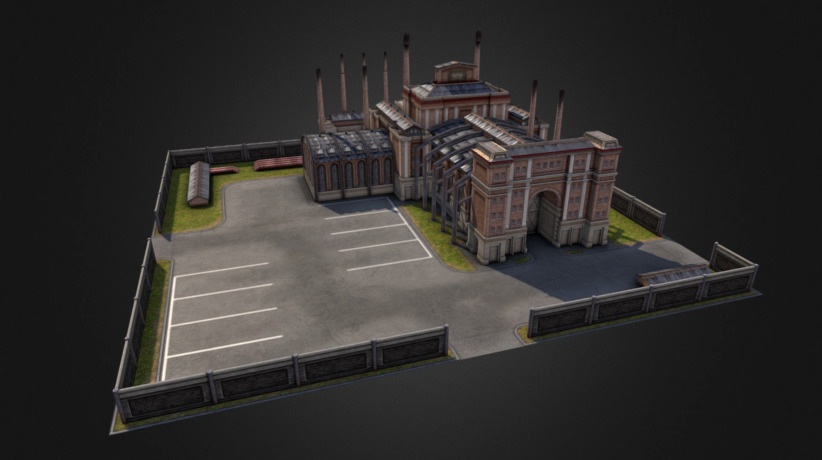 Factory - 3D model by SERGEI ILIN (@sil3d) [73210ec] - Sketchfab
