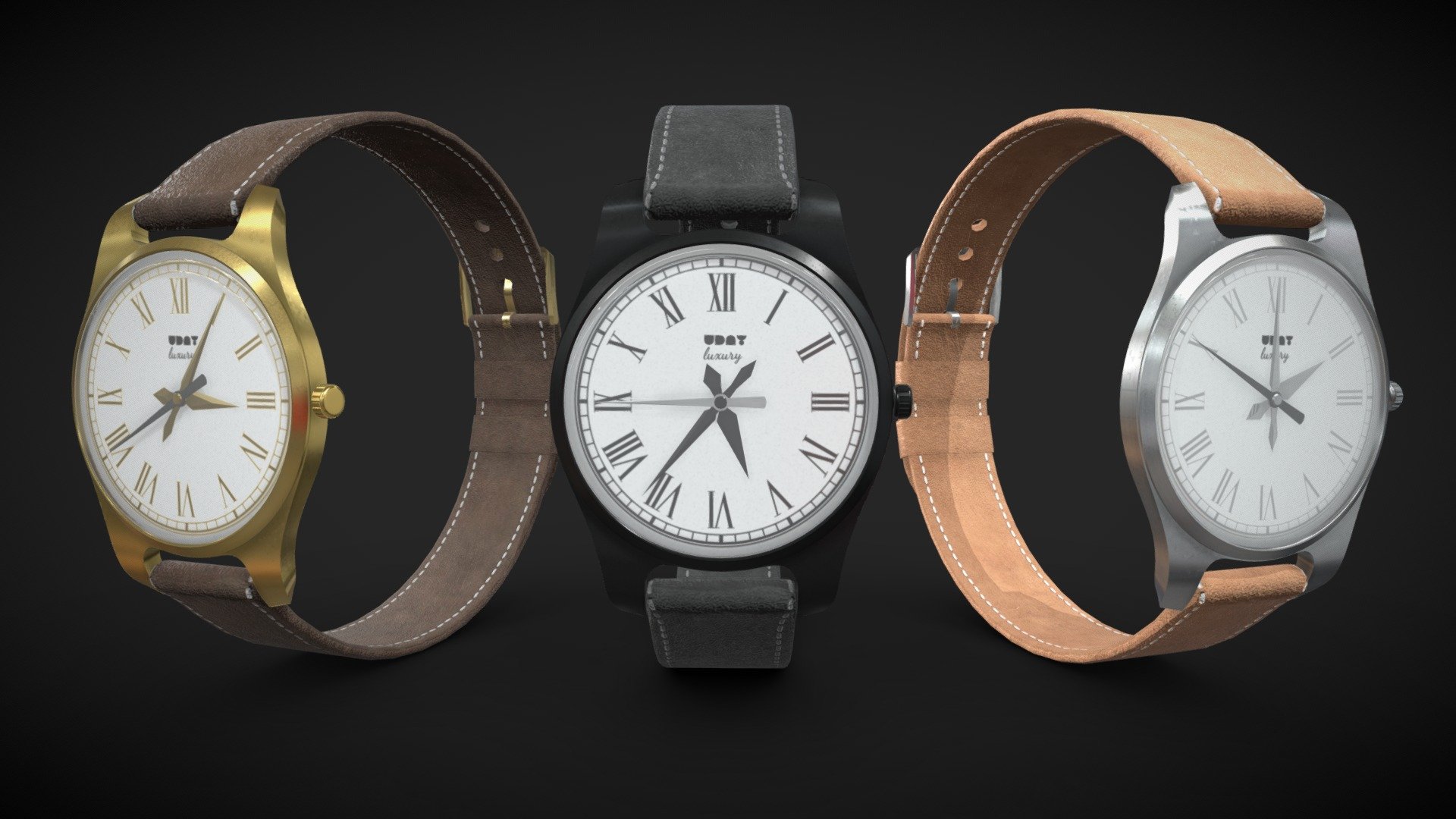 Vintage Watch - Download Free 3D model by uday (@udayjeet) [7322039 ...