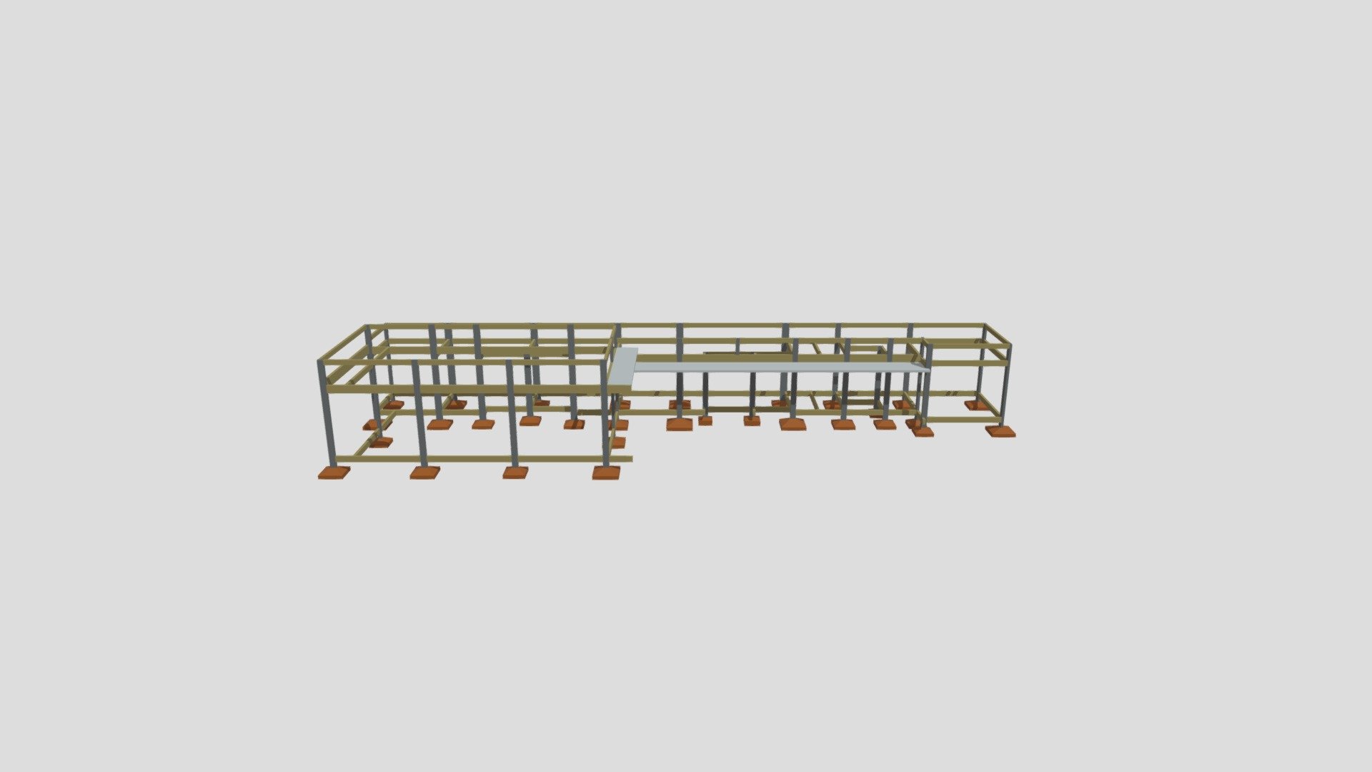 PORTICO 3D OPERACIONAL - 3D model by rafafaxo [73224bc] - Sketchfab