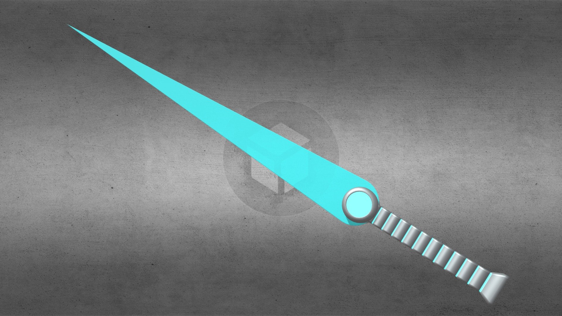 Sci-fi Circle Blade Sword Model A-2 - 3D model by NinJOke [7322657 ...