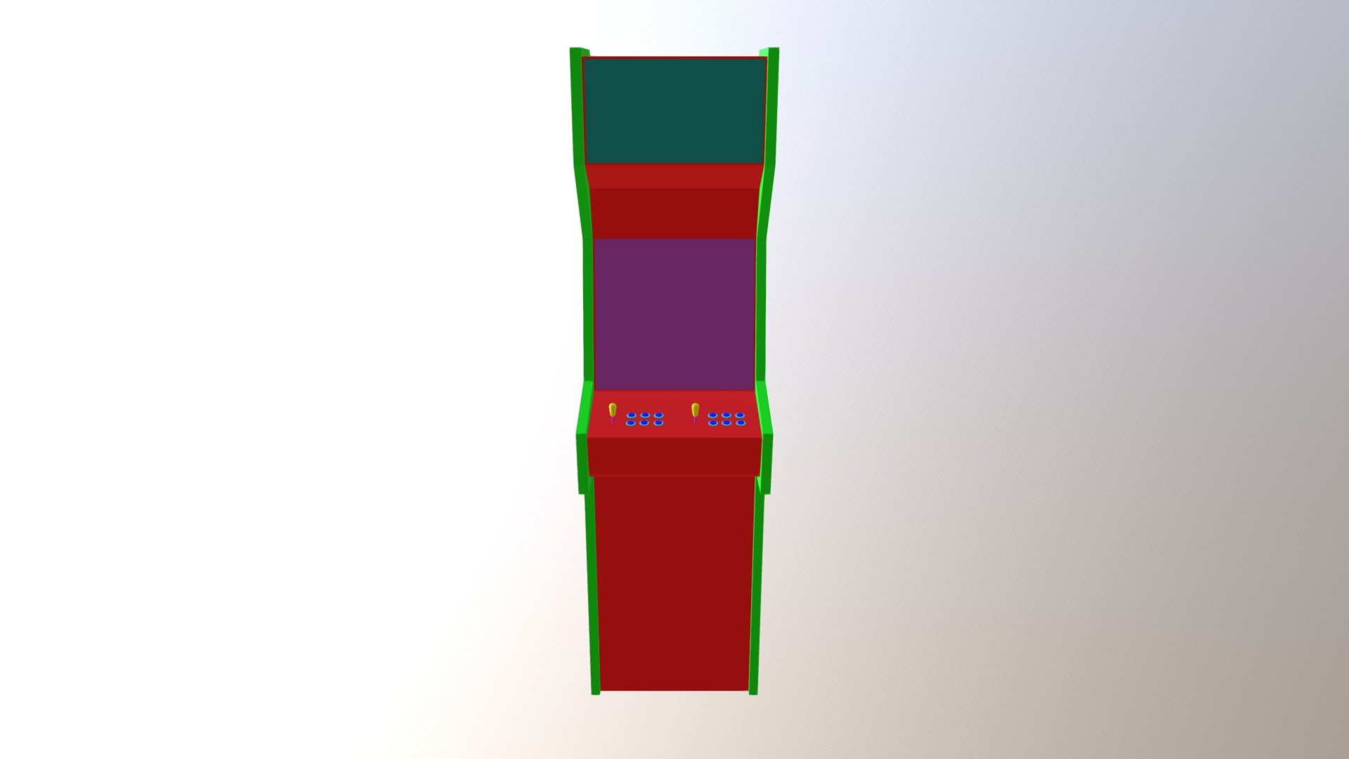 Arcade Cabinet - 3D model by Hiraki [73247ca] - Sketchfab