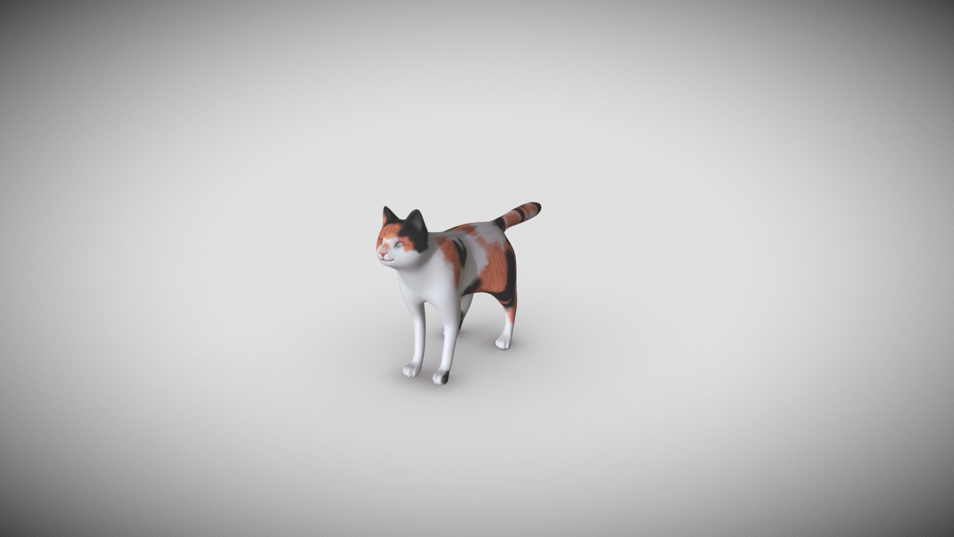 Calico Cat - Download Free 3D model by AaronRydning [7325331] - Sketchfab