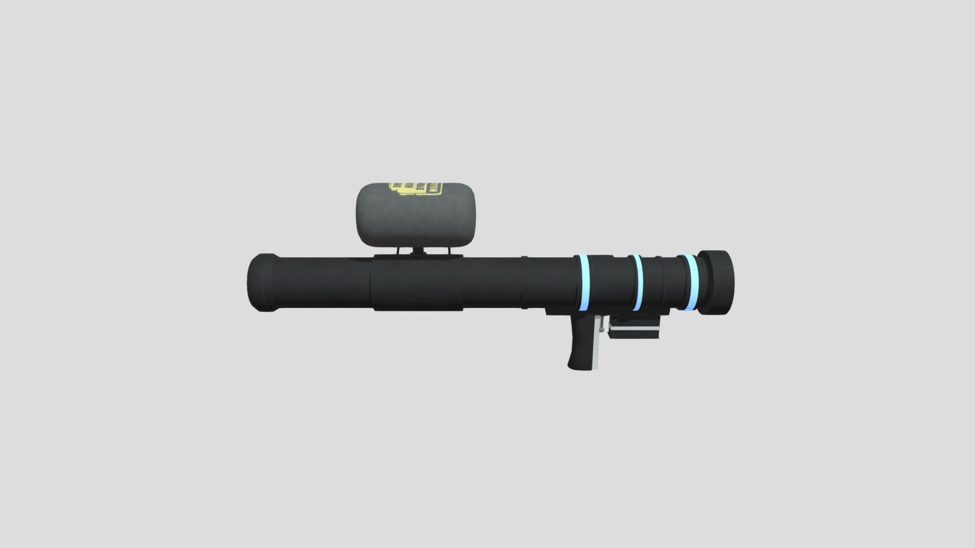 (Low poly) Plasma ray/Laser cannon/Electro gun - 3D model by Henry ...