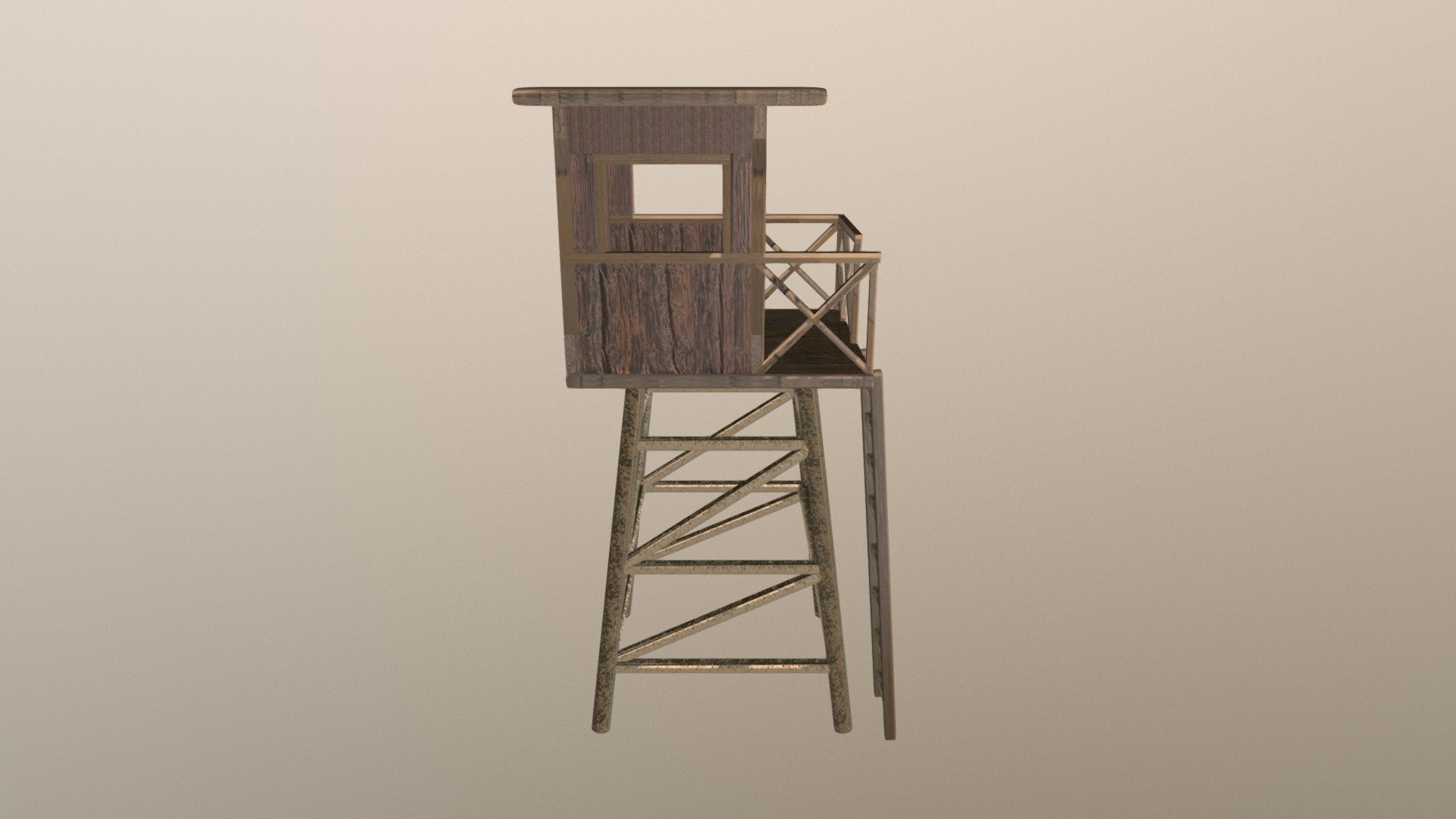 WatchTower3 - 3D model by solidjuho [732a398] - Sketchfab